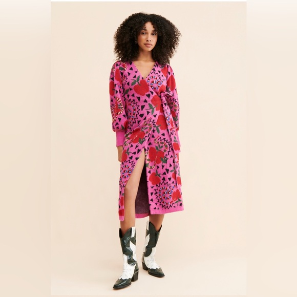 FARM Rio | Dresses | Farm Rio Snake Fruit Sweater Dress | Poshmark